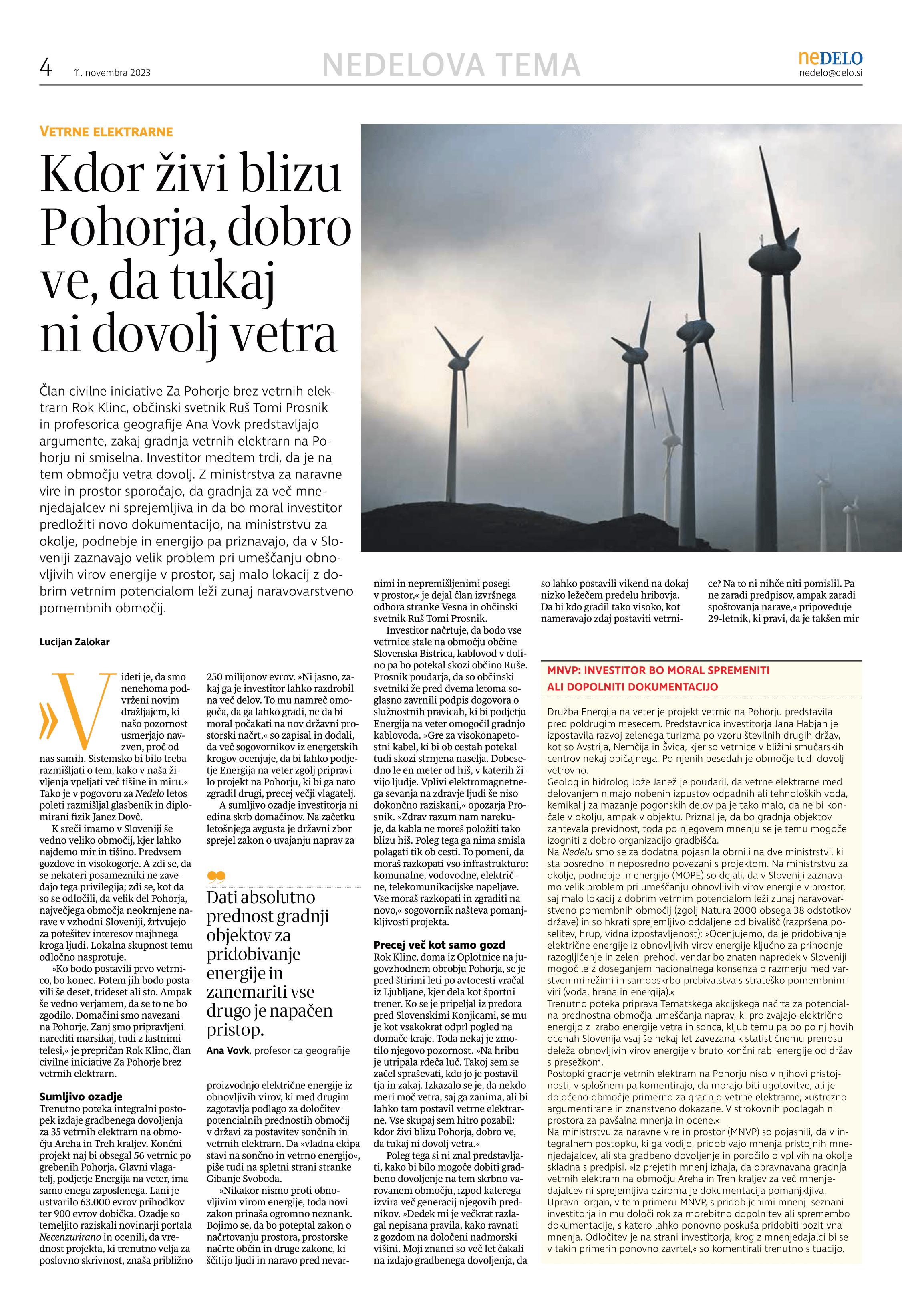 NEDELO - Društvo Moje Pohorje